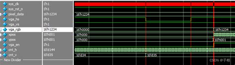 【fpga】vga驱动：行同步时序 场同步时序 csdn博客