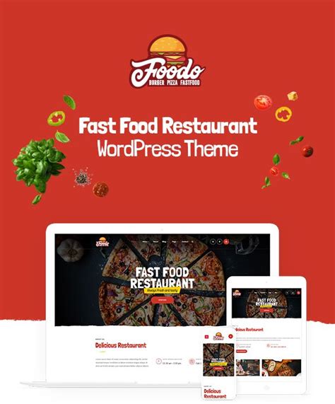 Foodo Fast Food Restaurant Wordpress Theme Codemarket