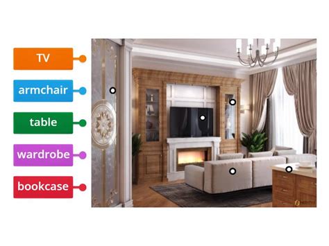 комнаты Диаграмма с метками