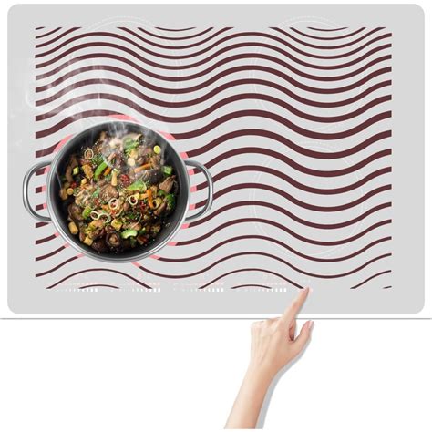 Large Induction Cooktop Protector Mat 212x354 Inch Magnetic Electric