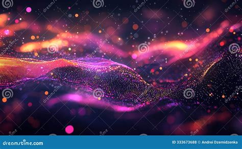 Abstract Digital Data Background Used In Explaining Network Abilities Technological Processes