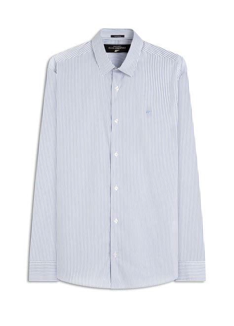 Camisa Tech Xangai Slim Azul Pervante