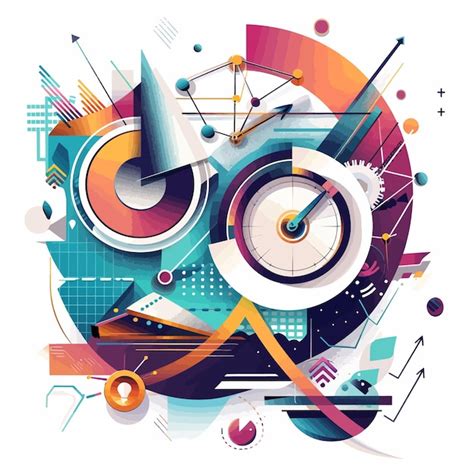 premium vector data analytics vector illustration