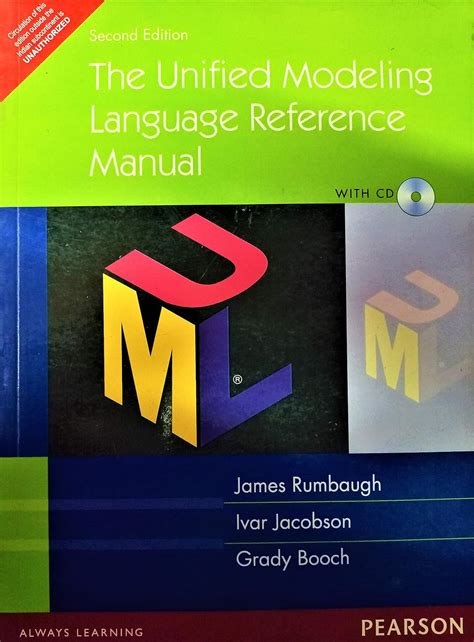 The Unified Modeling Language Reference Manual 2e With Cd Grady Booch James Rumbaugh