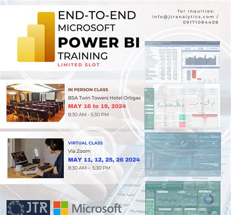 power bi training face to face and virtual in the philippines