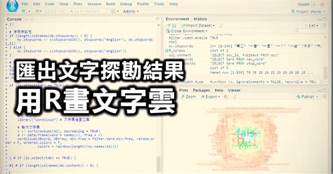 匯出文字探勘結果：用r畫文字雲 Draw Word Cloud In R 布丁布丁吃什麼？