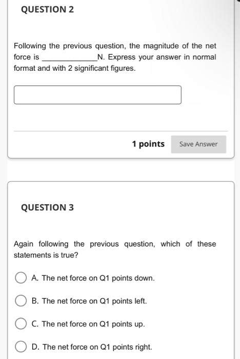 Solved Following The Previous Question The Magnitude Of The Chegg