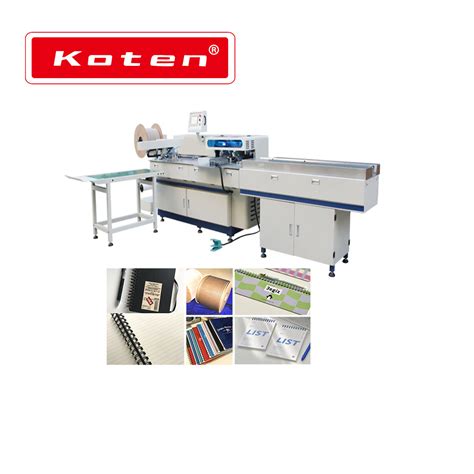 Automatic Spiral Book Binding Machine For Double Coil Notebook Double Spiral Binding Machine Automatic Spiral Book Binding Machine For Double Coil Notebook Double Spiral Binding Machine