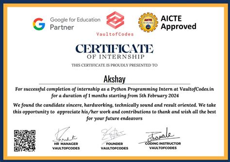 Proud To Announce That Ive Finished My Python Programming Internship