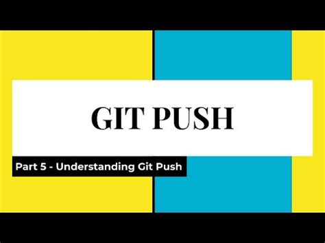 Part 5 Git Push Pushing Code From Local To Remote Repo IntelliJ Testing Mini Bytes