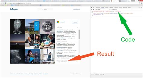 Submit A Comment On Instagram Posts Using Jquery Or Pure Javascript Stack Overflow