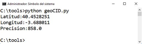 Scripts de geolocalización en Python C S RS