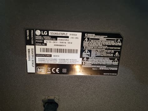 TV LG 55UK6470PLC