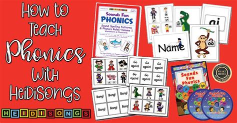 Sounds Fun Phonics Flashcards Heidisongs Heidi Songs