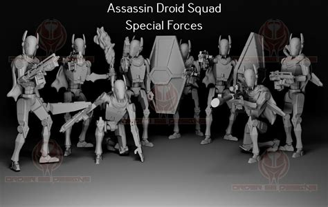 🔥 Free Download Star Wars Legion Assassin Droid Squad Special Forces 3d