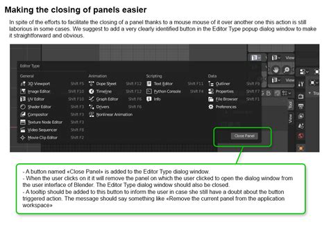 UI Having A Close Button In The Popup Menu That Appears When We Want To Change The Type Of A