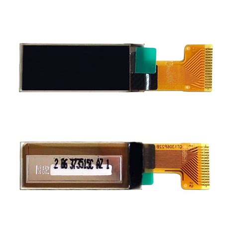 【tech Savvy】 หน้าจอ Oled 0 91นิ้วขนาด128 32หน้าจอ Lcd Serial Port หน้าจอ Sip 15pin Ssd1306สีขาว