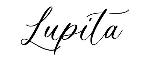 Islamic Calligraphy Of The Name Lupita