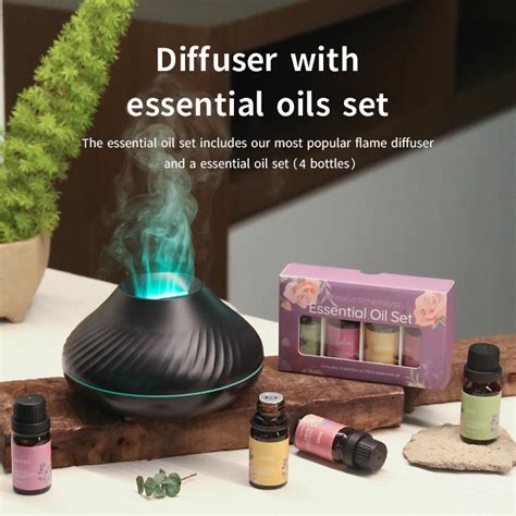 Volcano Aroma Diffuser With Essential Oil Dq Set Volcano Aroma Diffuser Essential Oil