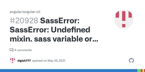 Sasserror Sasserror Undefined Mixin Sass Variable Or Mixins Not