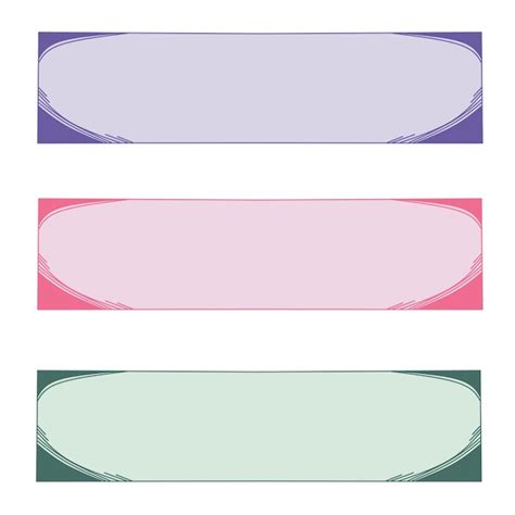 Premium Vector Text Box Border Frame Colorful Aesthetic Illustration Design