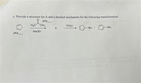 Answered C Provide A Structure For A And A… Bartleby