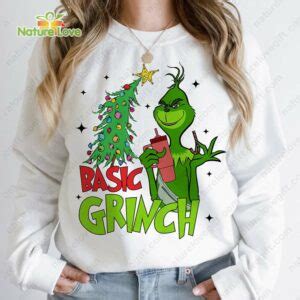 Basic Grinch Green Grinchmas Christmas Sweatshirt Merry Xmas Gift