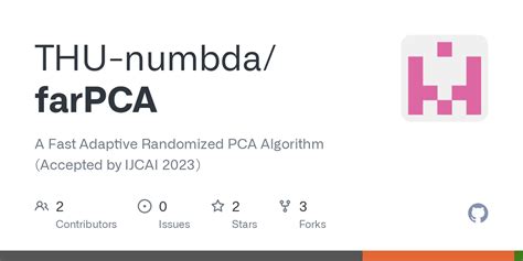 Github Thu Numbdafarpca A Fast Adaptive Randomized Pca Algorithm Accepted By Ijcai 2023