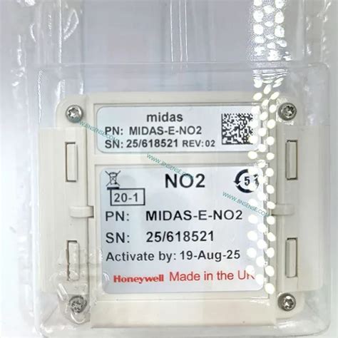 Honeywell Midas E No2 Nitrogen Dioxide No2 Midas® Sensor Cartridge