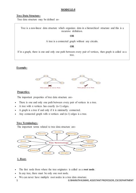 Trees And Graphs In Data Structures And Algorithms Docx Geology