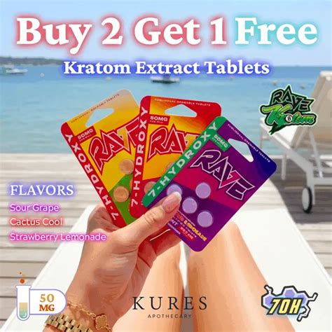 7stax Premium 7oh Kratom Extract Tablets Mint 1200mg 15ct 80mgtab