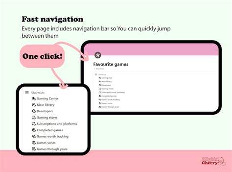 Notion Game Tracker Notion Game Hub Etsy