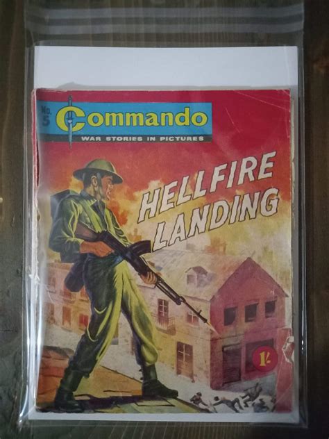 Commando Comic No 005 Hellfire Landing Letsgocommando