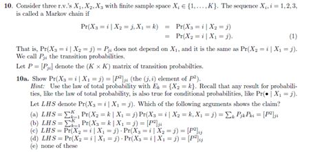 Solved Consider Three Rvs X1x2x3 With Finite Sample