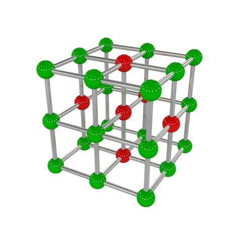 Premium Photo 3d Illustration Of Molecular Lattice