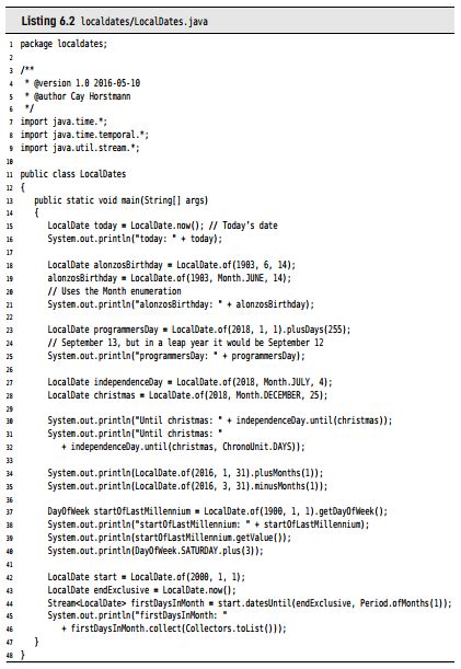 Local Dates In Java Hkt Soft