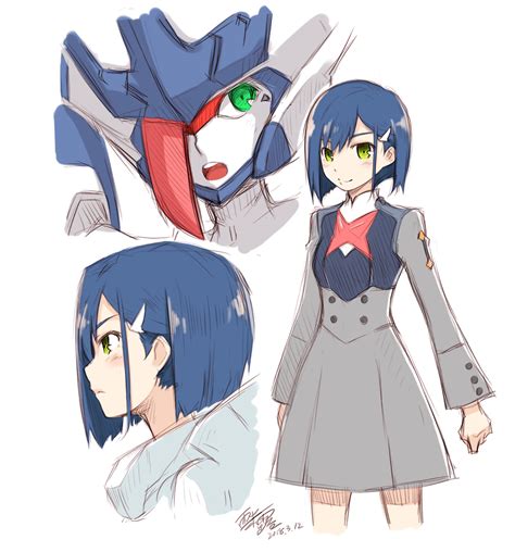 Delphinium Darling In The Franxx Danbooru