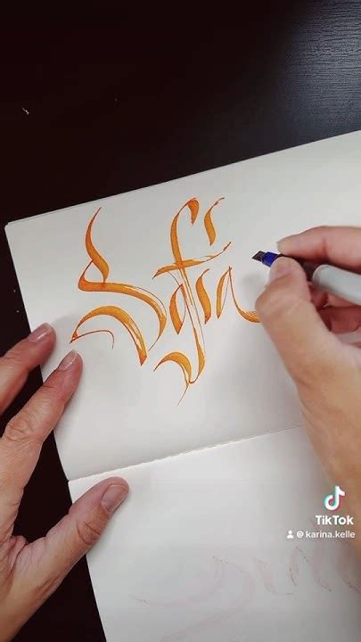 Sofia Writing Calligrahy Blackletter Youtube
