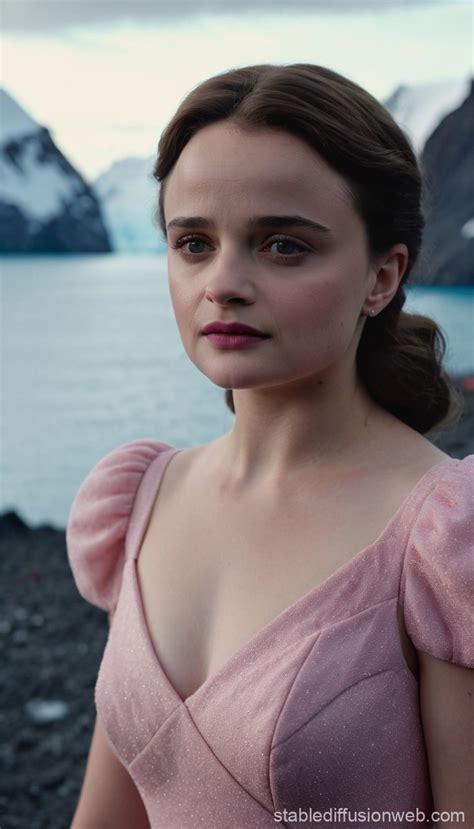 Joey King In Pink Dress Antarctica Stable Diffusion Online Joey King In Pink Dress Antarctica Stable Diffusion Online