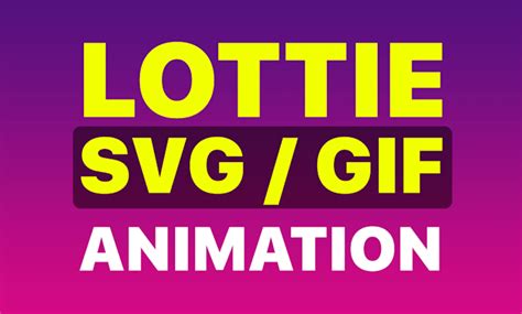 Create Icon Character Animation In Lottie Svg  2d Animation By