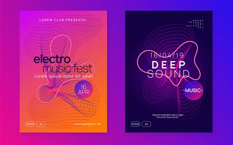 축제 배경입니다 Soundwave 오디오 일러스트레이션 파티 콘서트 요소 디스코텍 이벤트 축제 벡터입니다 바이올렛 댄스 플라이어