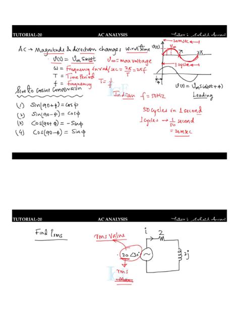 Ac Circuit Analysis Pdf