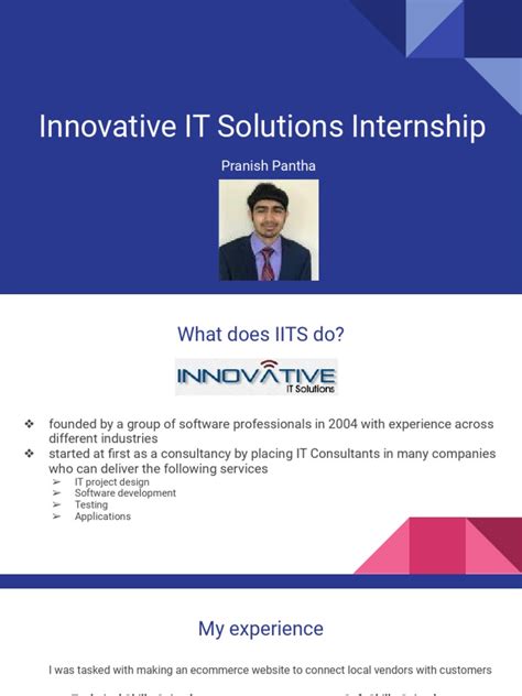 Internship Presentation Pdf Websites Java Script