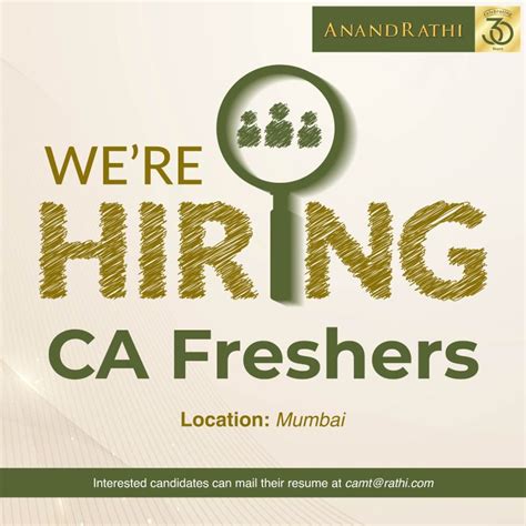 anand rathi share and stock brokers ltd on linkedin hiringalert