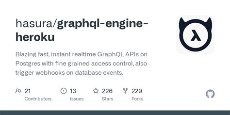 Github Hasuragraphql Engine Heroku Blazing Fast Instant Realtime