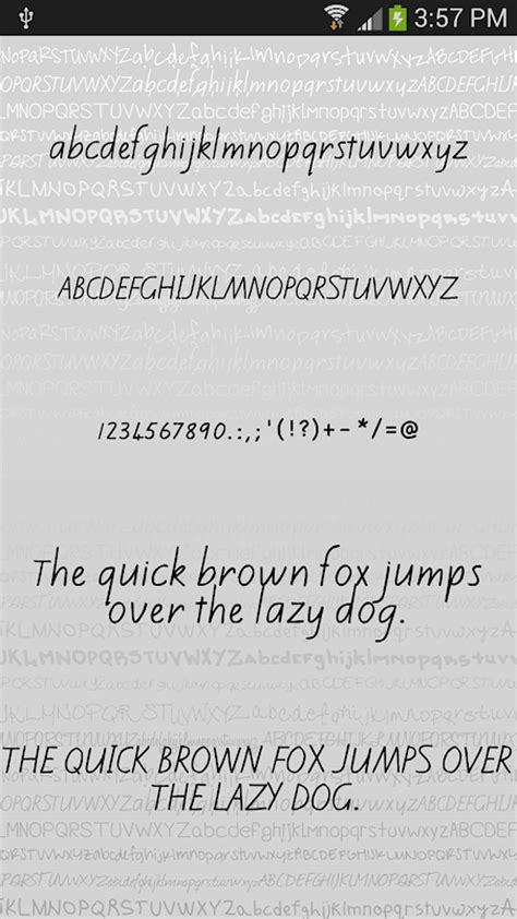 Android 용 Handwritten Fonts For Android Apk 다운로드