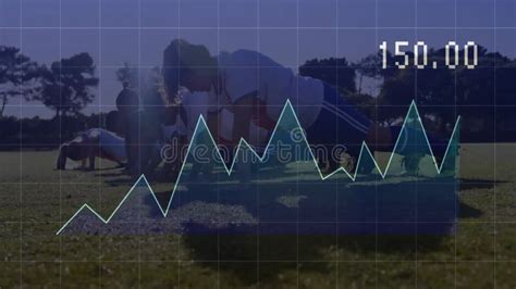 Two Women Moving Into Plank On Grass Tracking Timer And Animated Chart