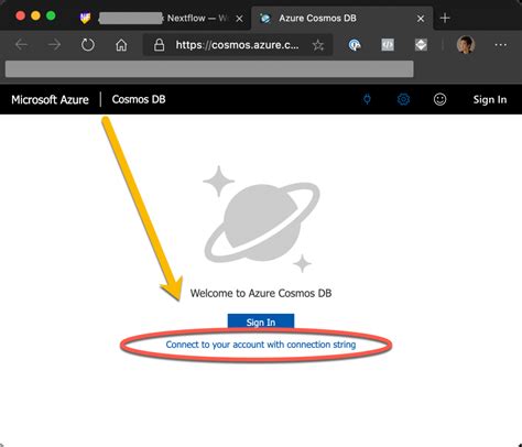 วิธีเข้าใช้งาน Azure Cosmos Db Explorer ผ่าน Connection String Nextflow