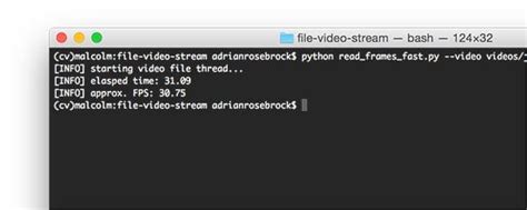 faster video file fps with cv2 videocapture and opencv pyimagesearch
