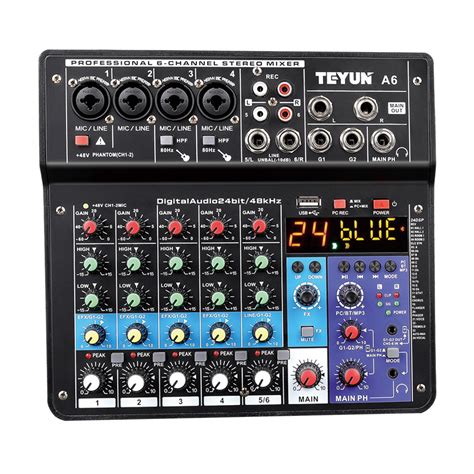 Wireless Channel Audio Mixer Portable Sound Mixi Vicedeal